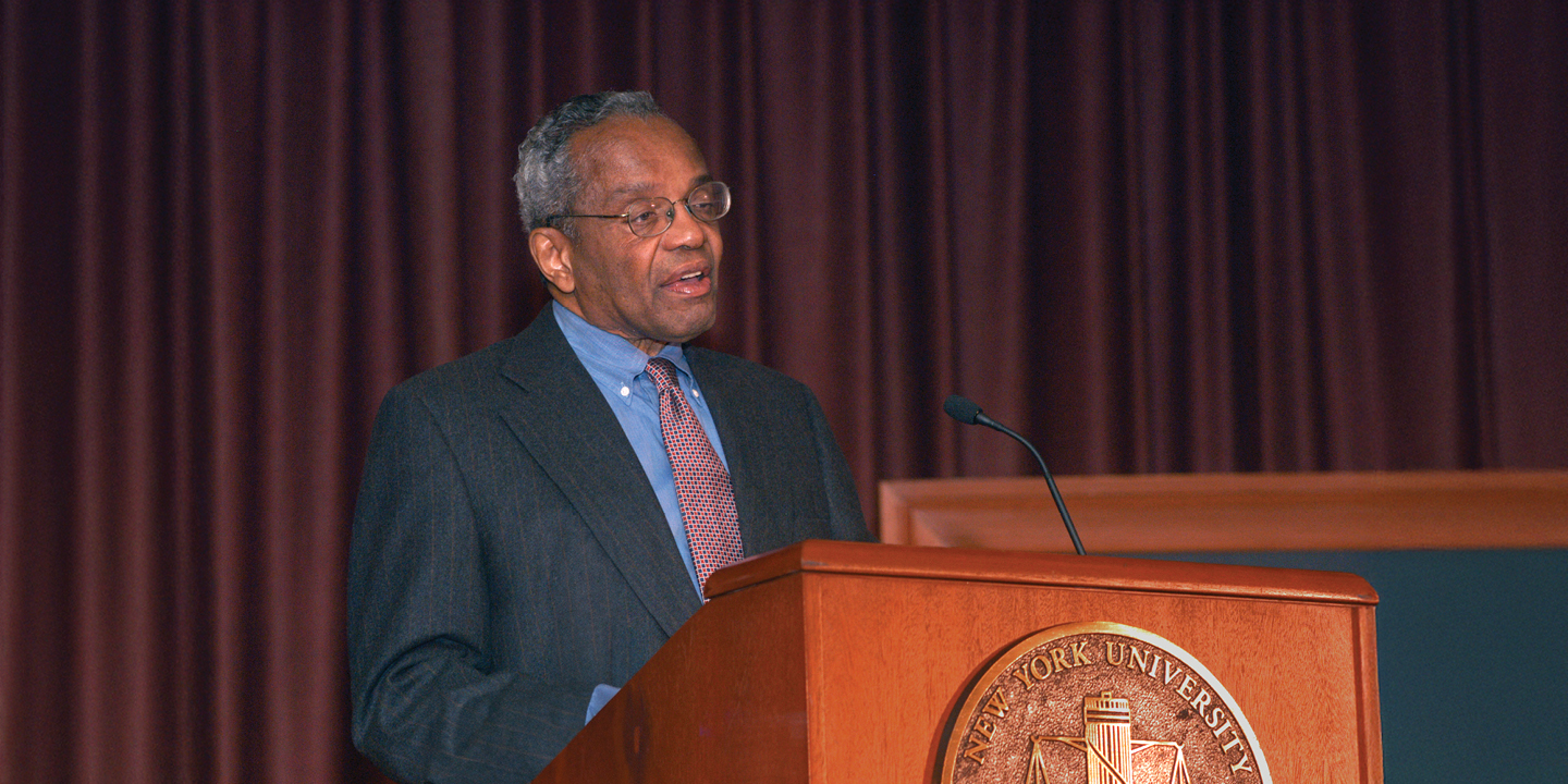 Derrick Bell honored posthumously with NYU’s 2026 MLK Humanitarian ...