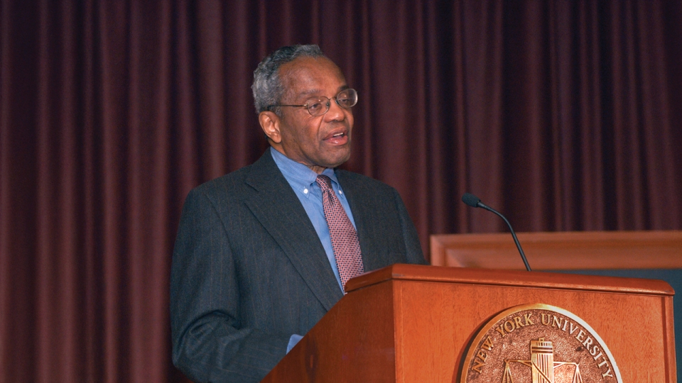 The Derrick Bell Lecture Fund | NYU School of Law